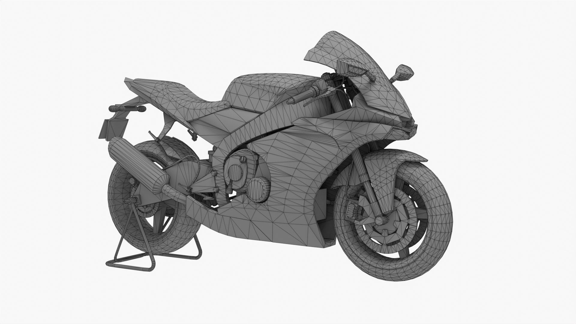 3D Model Sport Bike - TurboSquid 2343097