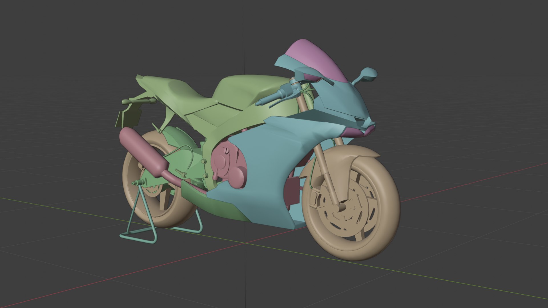 3D Model Sport Bike - TurboSquid 2343097