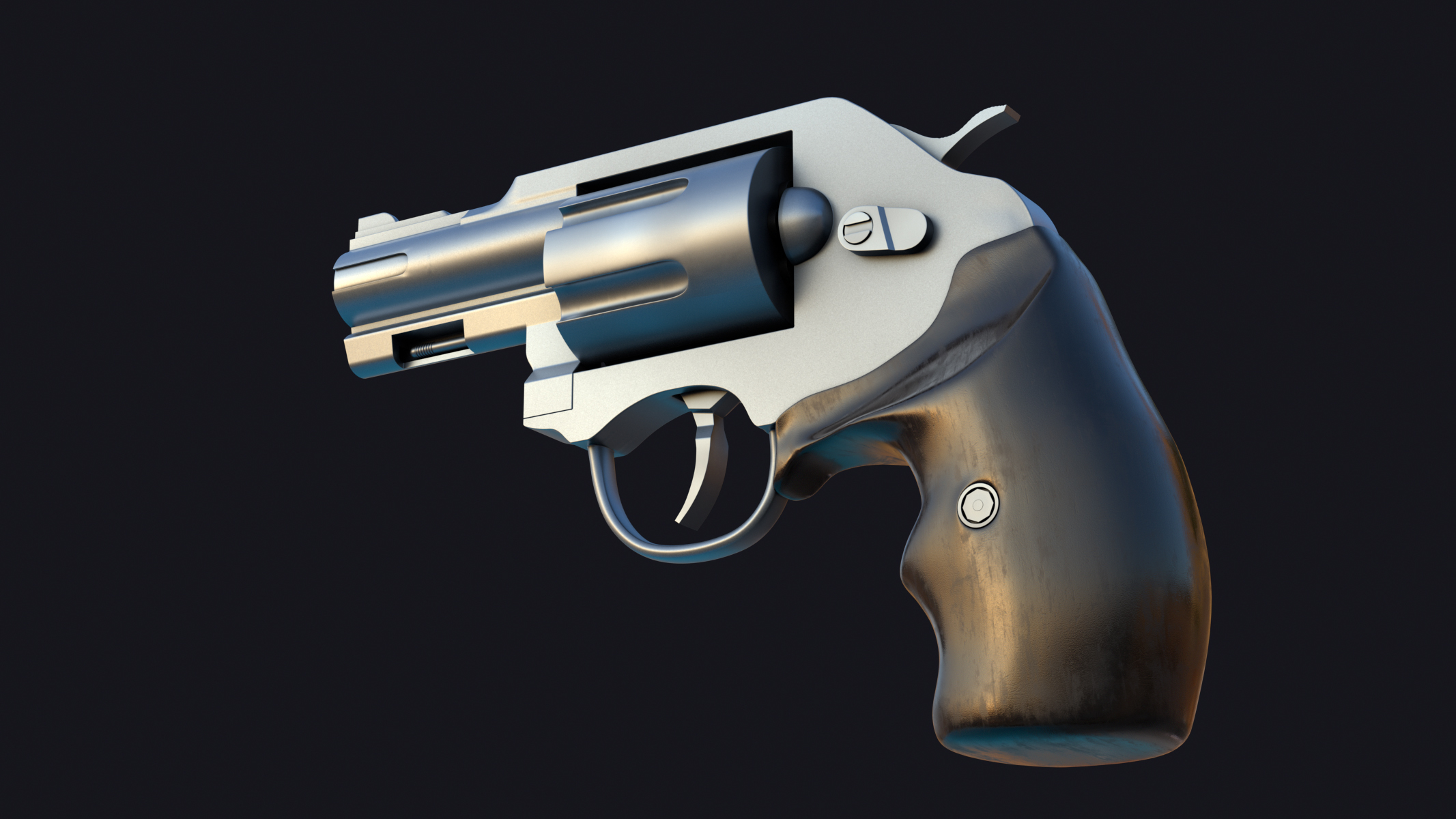 modelo 3d Revólver - TurboSquid 2105487