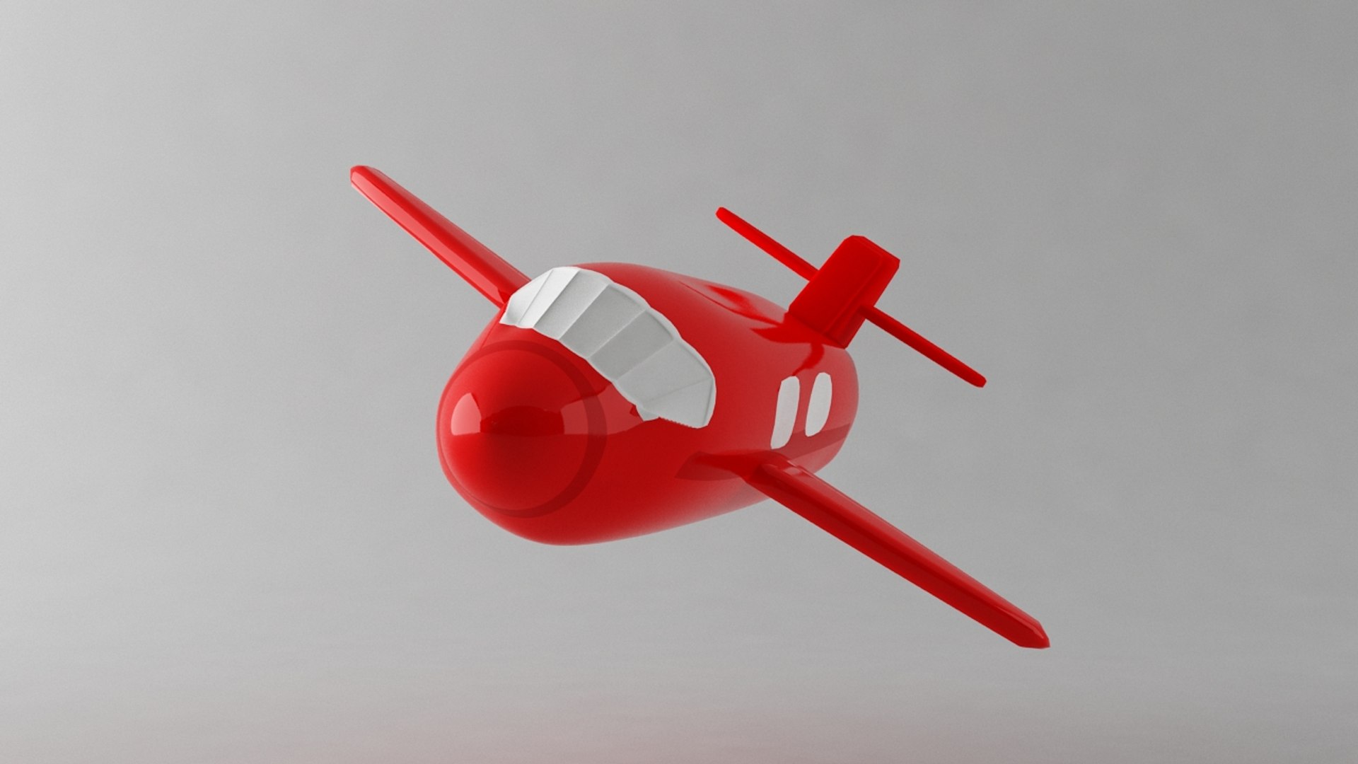 small airplane toy 3d obj