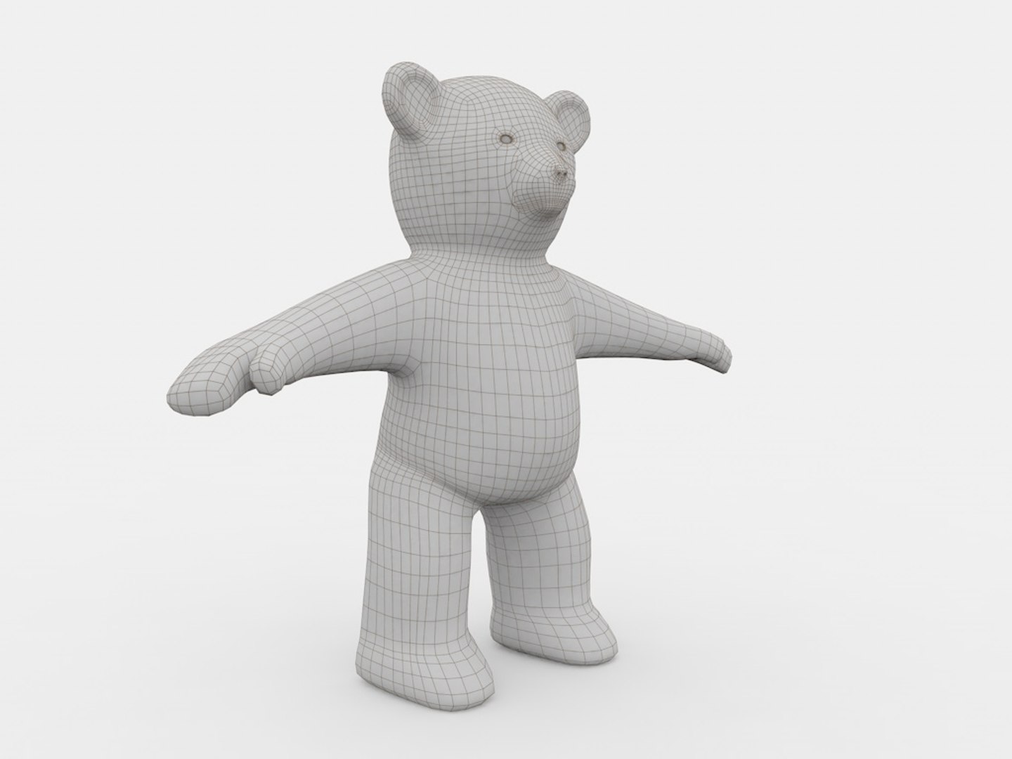 3d generic character cartoon model