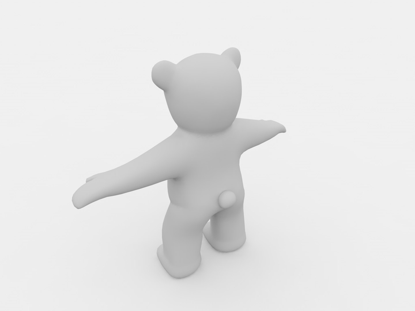 3d generic character cartoon model