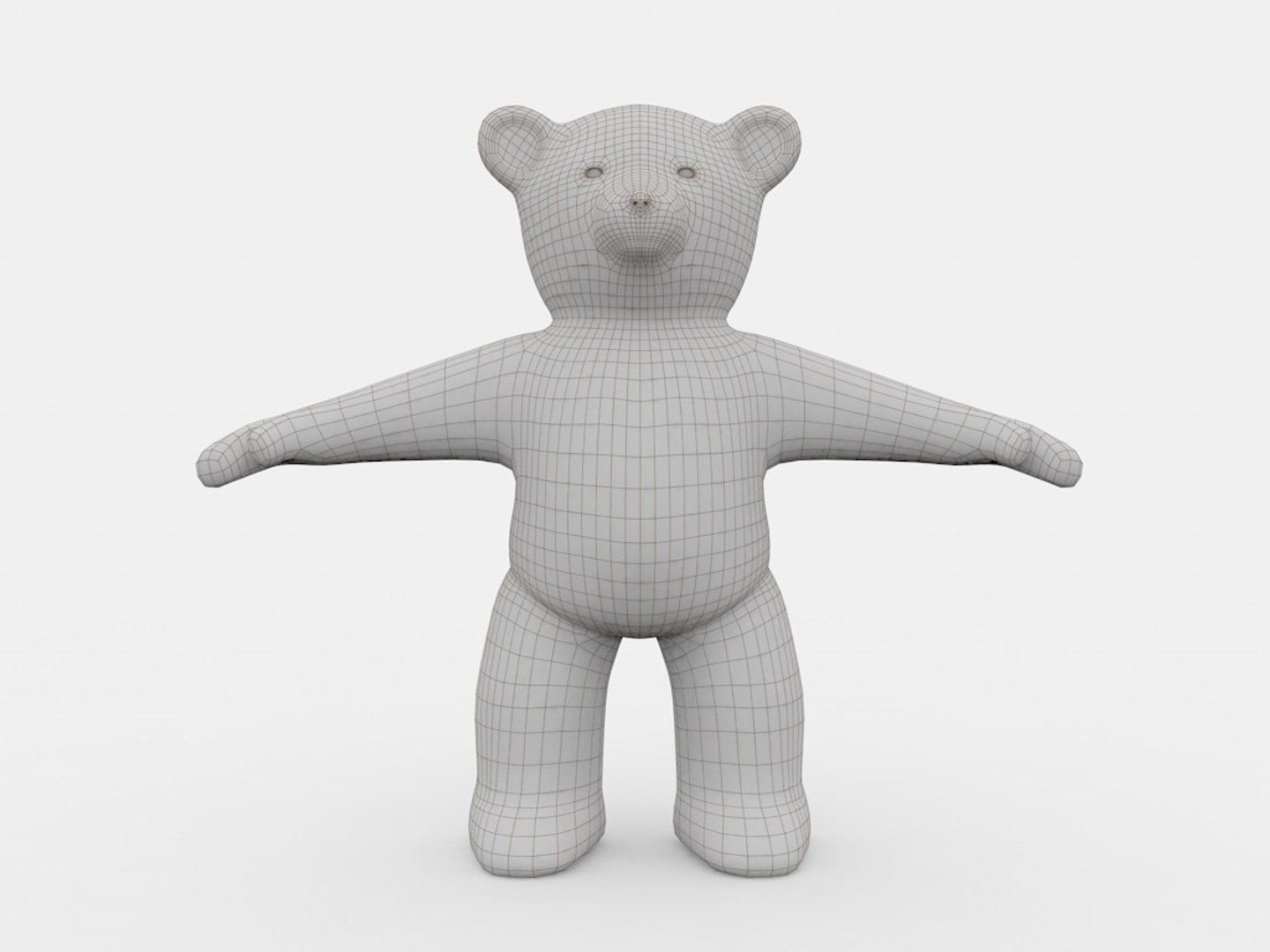 3d generic character cartoon model