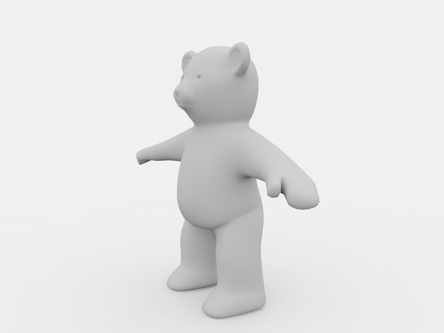 3d generic character cartoon model