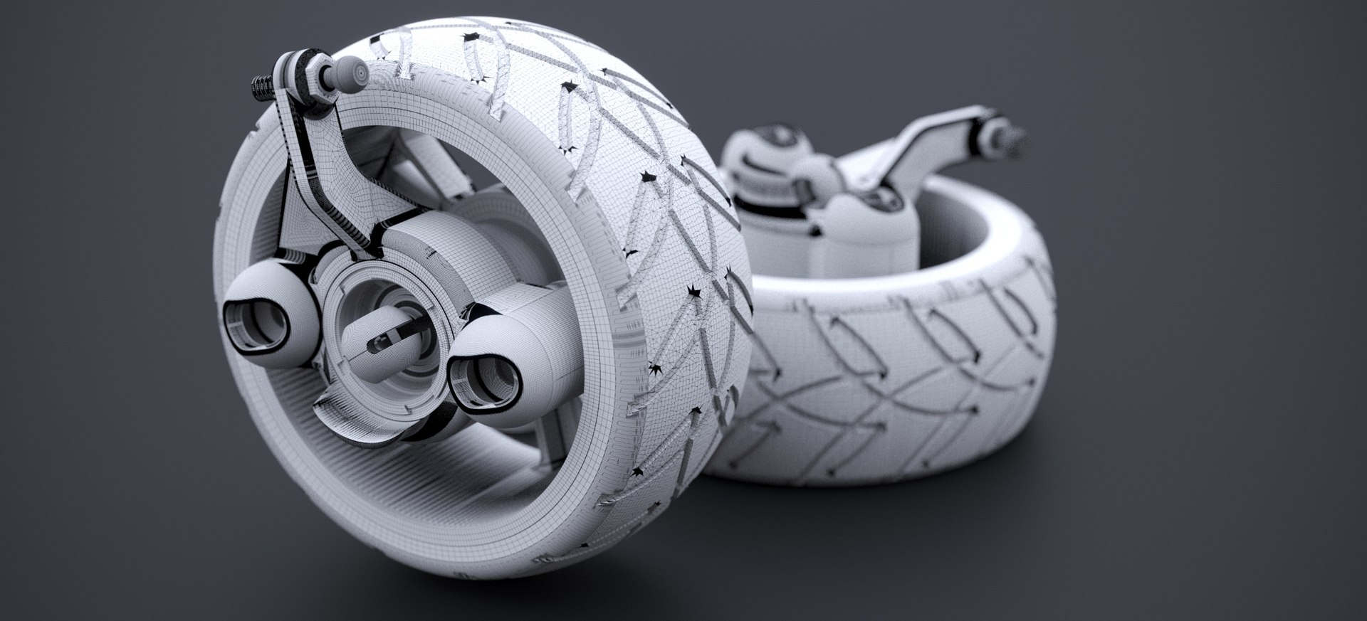 RADIO CONTROL REAR WHEEL SYSTEM 2024 FBX Model - TurboSquid 2264085