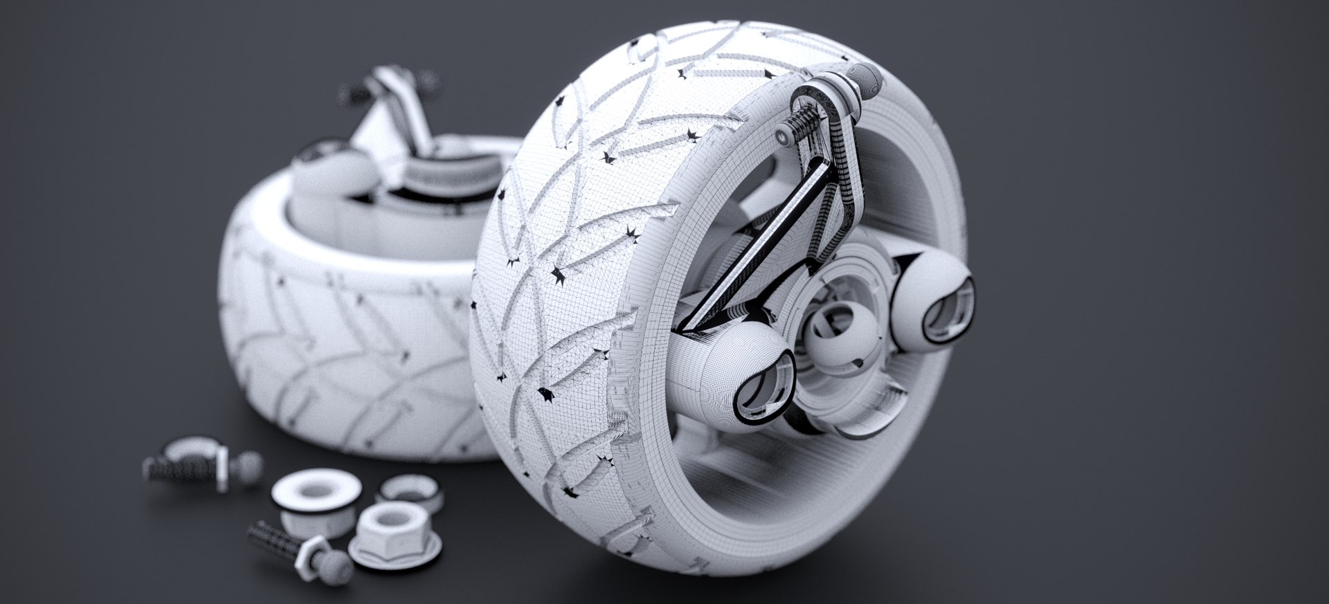 RADIO CONTROL REAR WHEEL SYSTEM 2024 FBX Model - TurboSquid 2264085