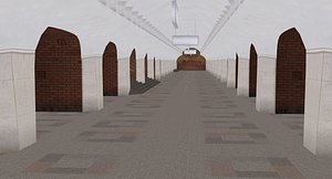 3D Soviet Union Subway Station - TurboSquid 1261879