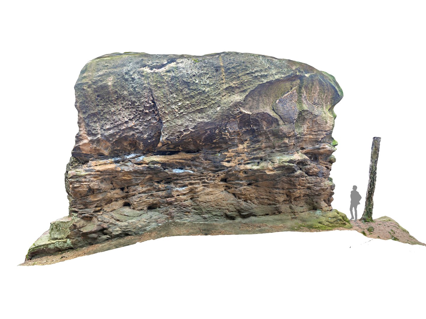 Giant Stone Boulder 16k 3d Obj
