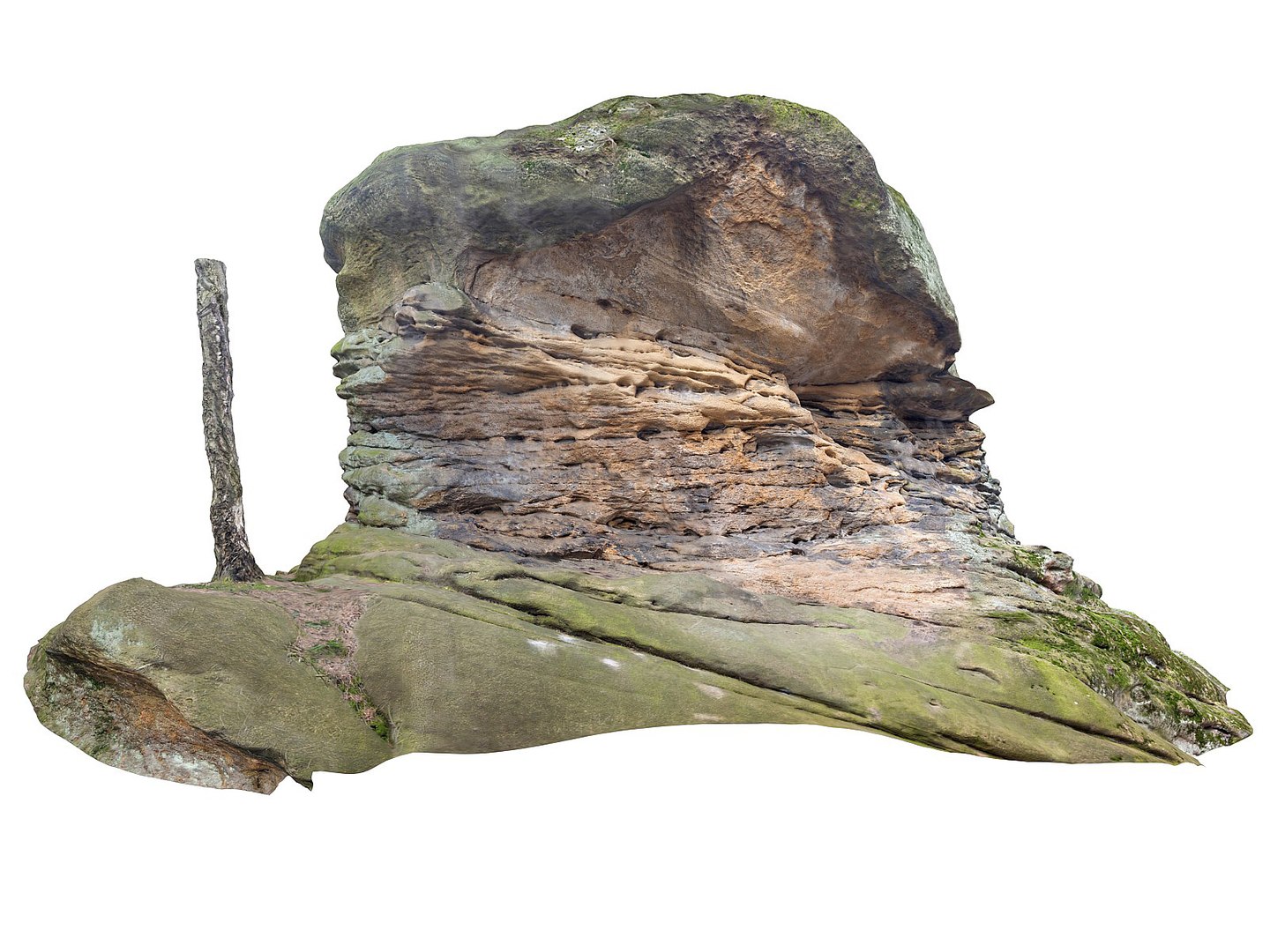 Giant Stone Boulder 16k 3d Obj