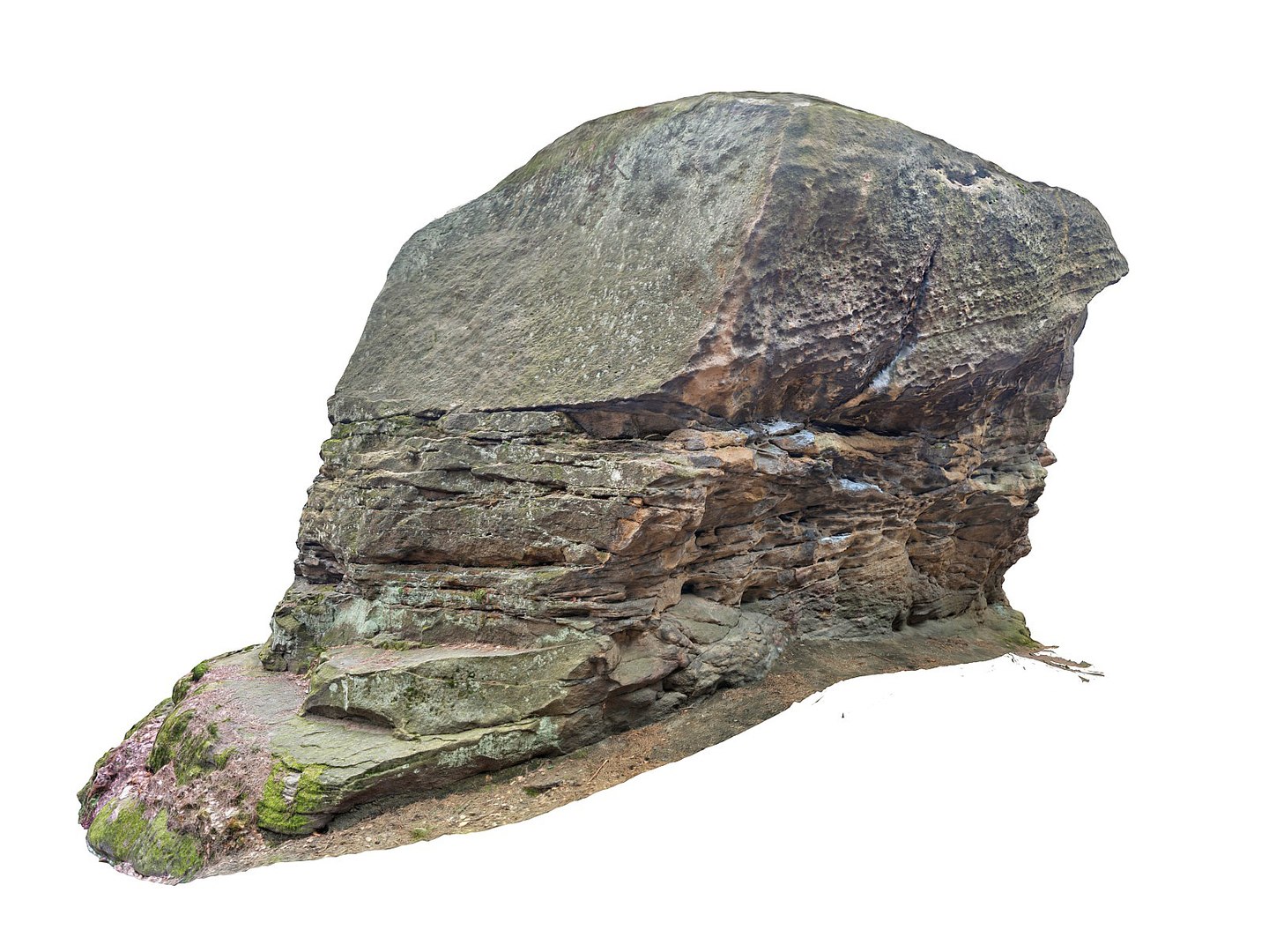 Giant Stone Boulder 16k 3d Obj