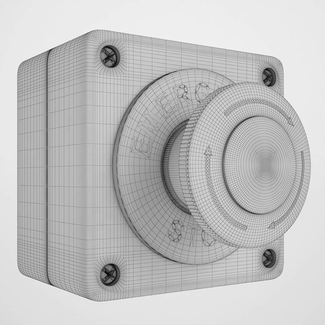 Emergency Stop Button 3D Model - TurboSquid 1266684