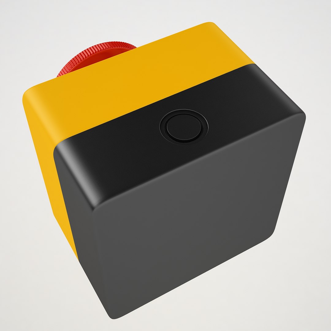 Emergency Stop Button 3D Model - TurboSquid 1266684