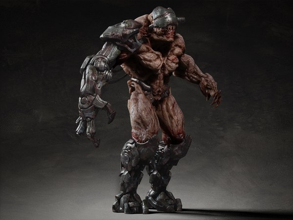 creature cyber 3d model