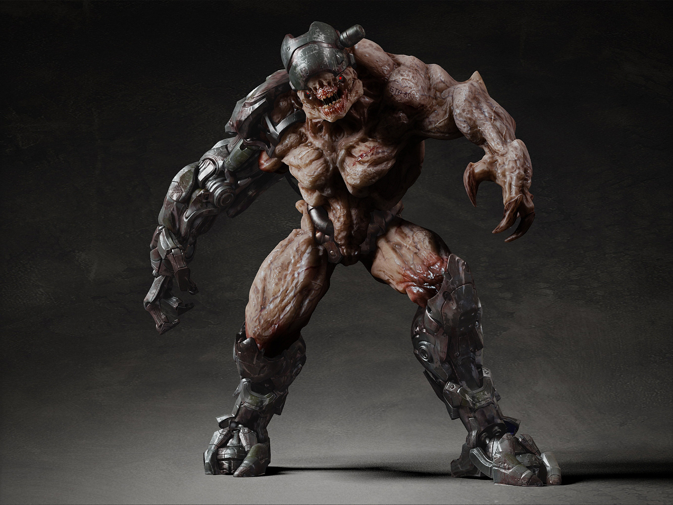 creature cyber 3d model