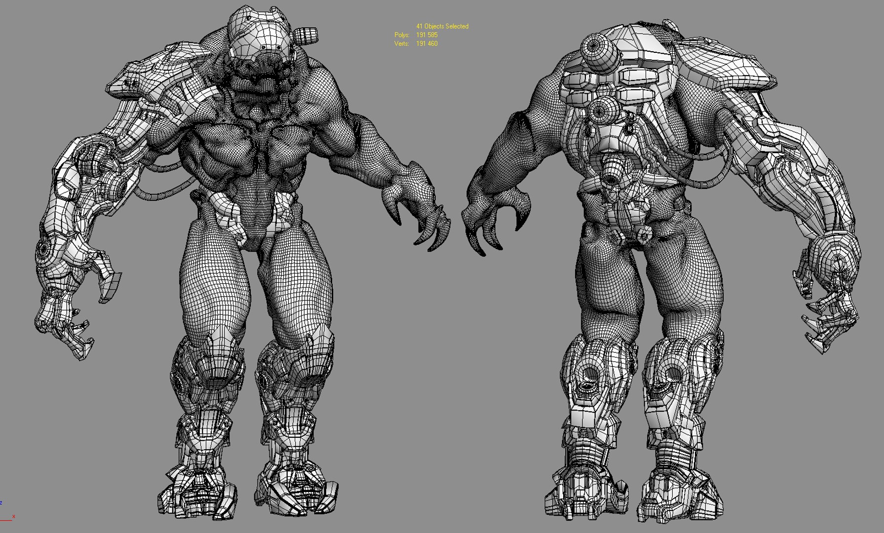 Creature Cyber 3d Model
