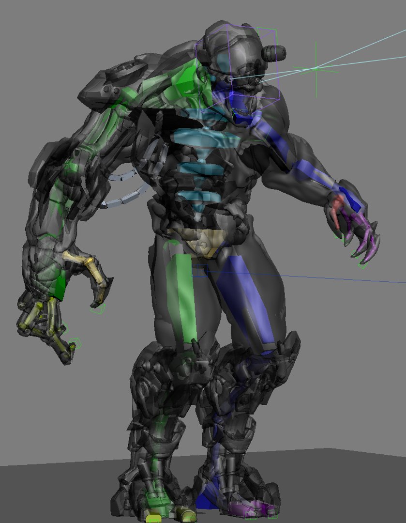 Creature Cyber 3d Model