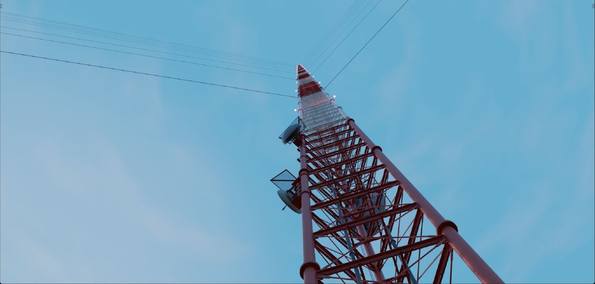 Television Tower 3D - TurboSquid 2028046