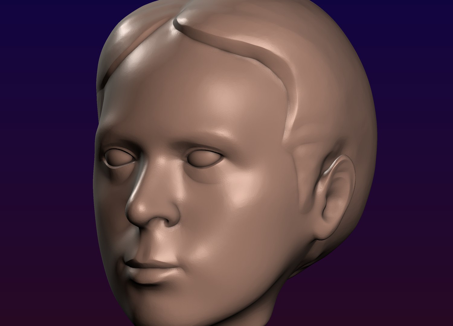 3D Male Head 17 Model - TurboSquid 1889555