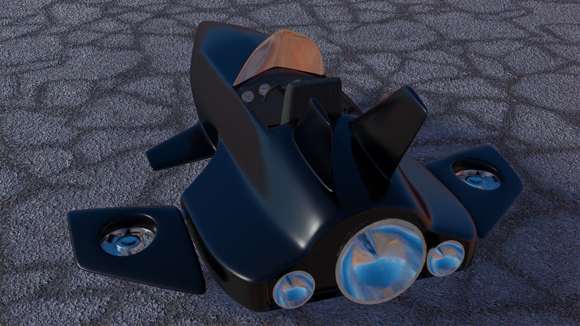 Rocket Car 3D Model - TurboSquid 1582274