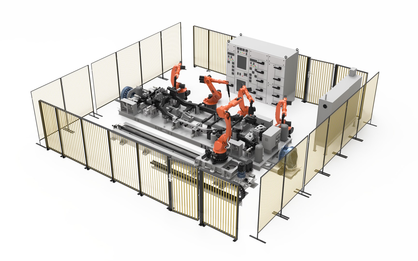 3D Robotic Automated Welding Workstation - TurboSquid 1851185