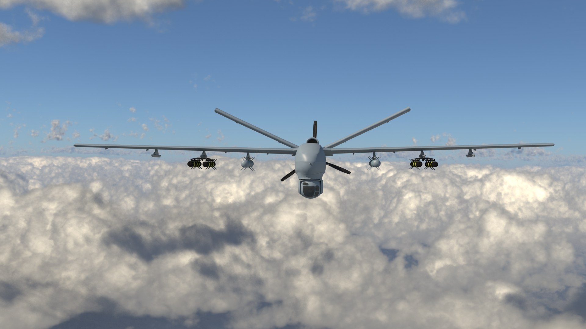 3D IHA UAV ANKA-A-B-C-I TAI TUSAS Model - TurboSquid 1733149
