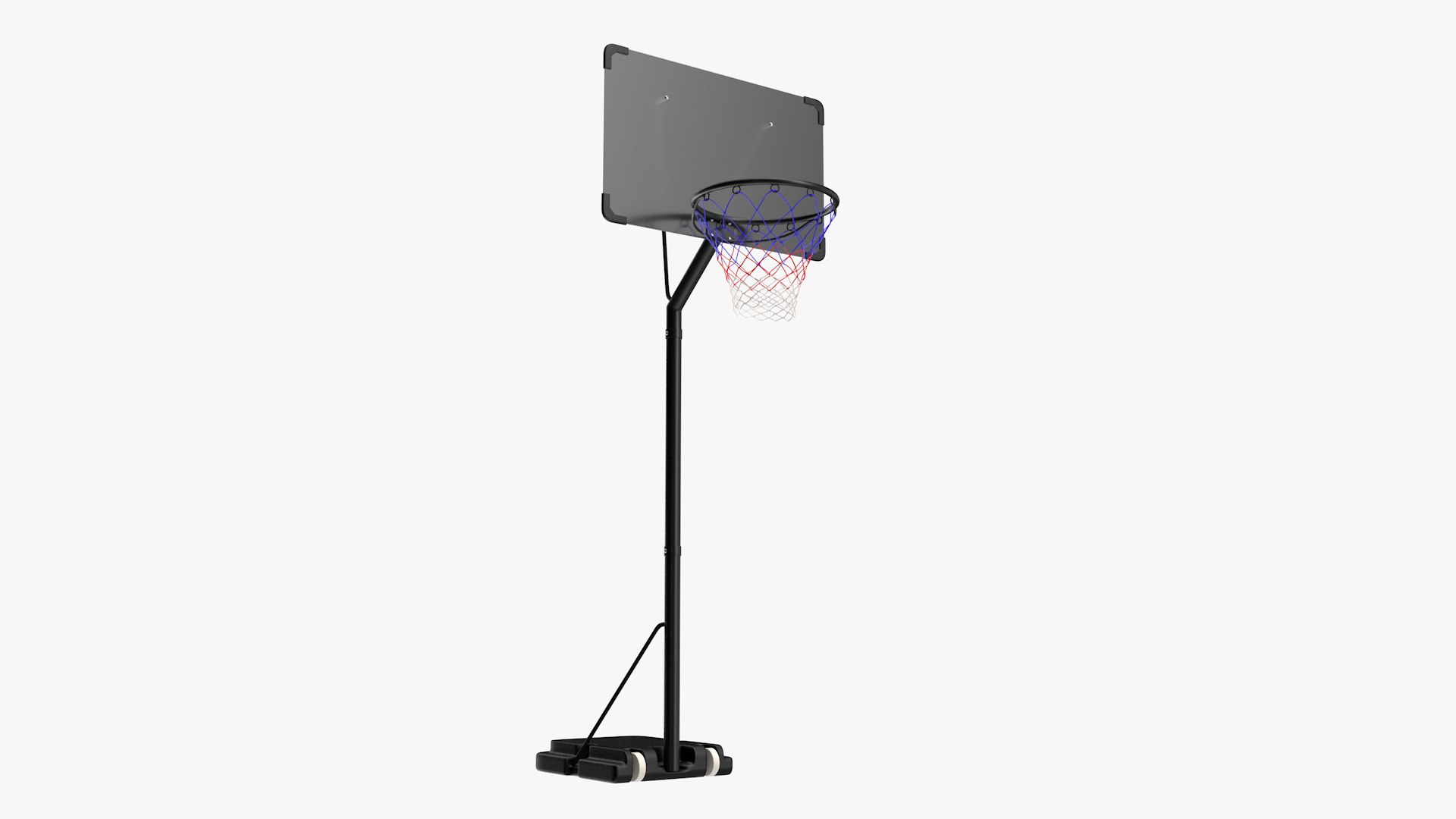 3D Realistic Portable Basketball Hoop Model - TurboSquid 2260197