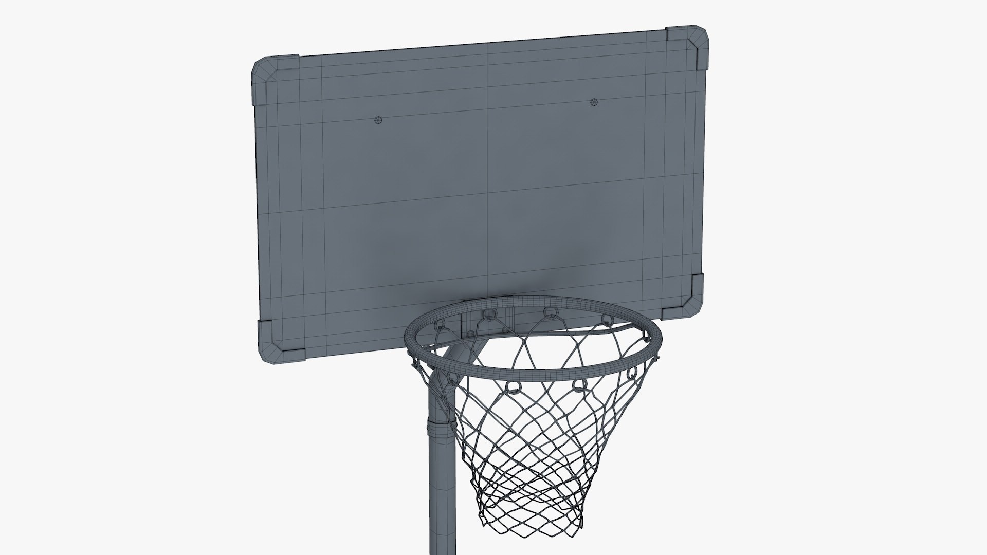 3D Realistic Portable Basketball Hoop Model - TurboSquid 2260197