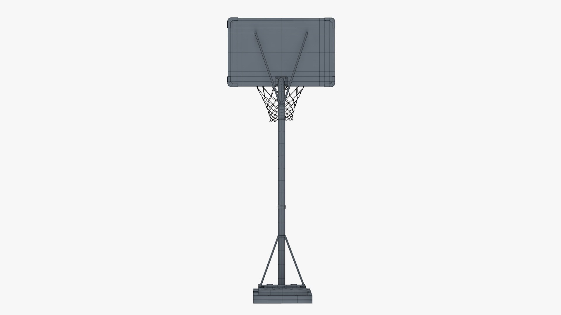 3D Realistic Portable Basketball Hoop Model - TurboSquid 2260197