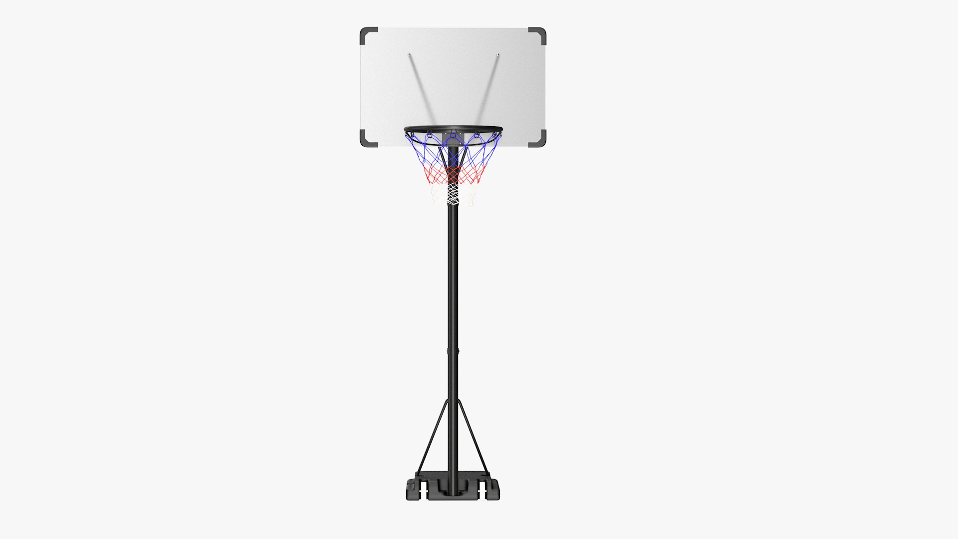 3D Realistic Portable Basketball Hoop Model - TurboSquid 2260197