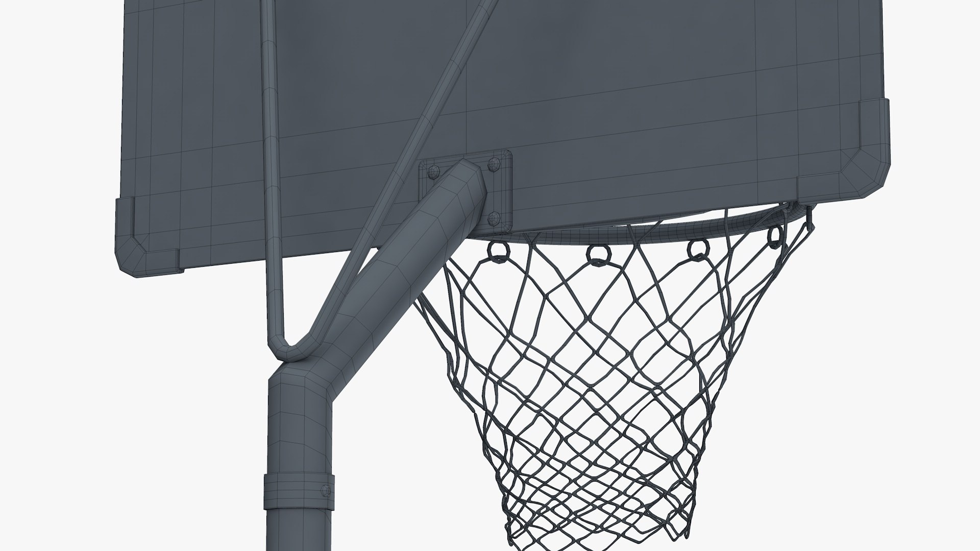 3D Realistic Portable Basketball Hoop Model - TurboSquid 2260197