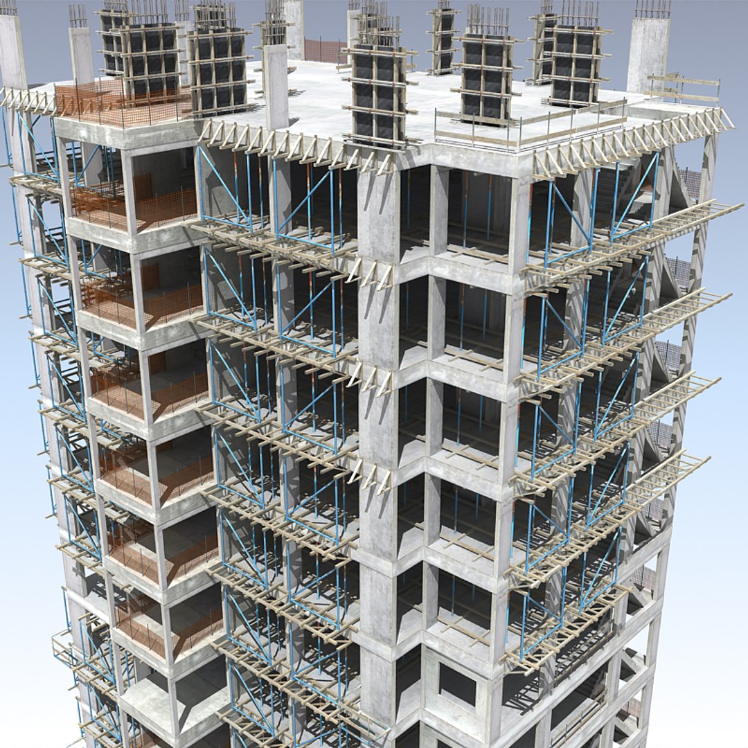 building construction 3d max