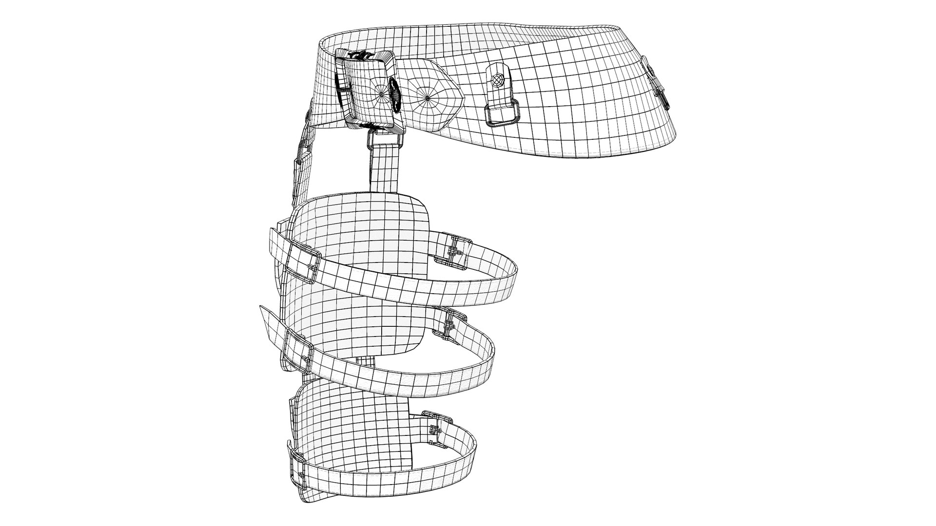 3D Ladies Steampunk Utility Belt Model - TurboSquid 1880905