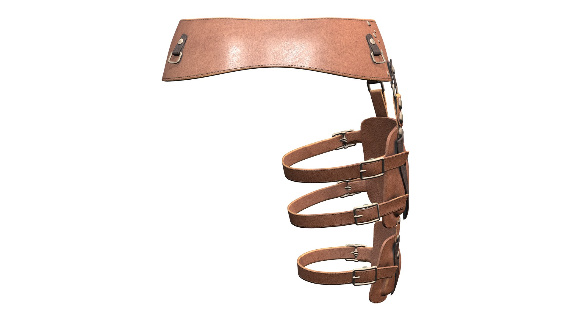 3D Ladies Steampunk Utility Belt Model - TurboSquid 1880905