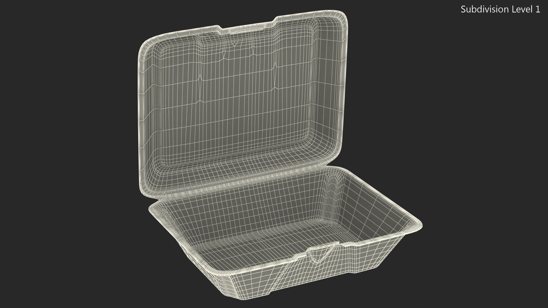 3D Disposable Food Tray Rigged For Maya - TurboSquid 1956096