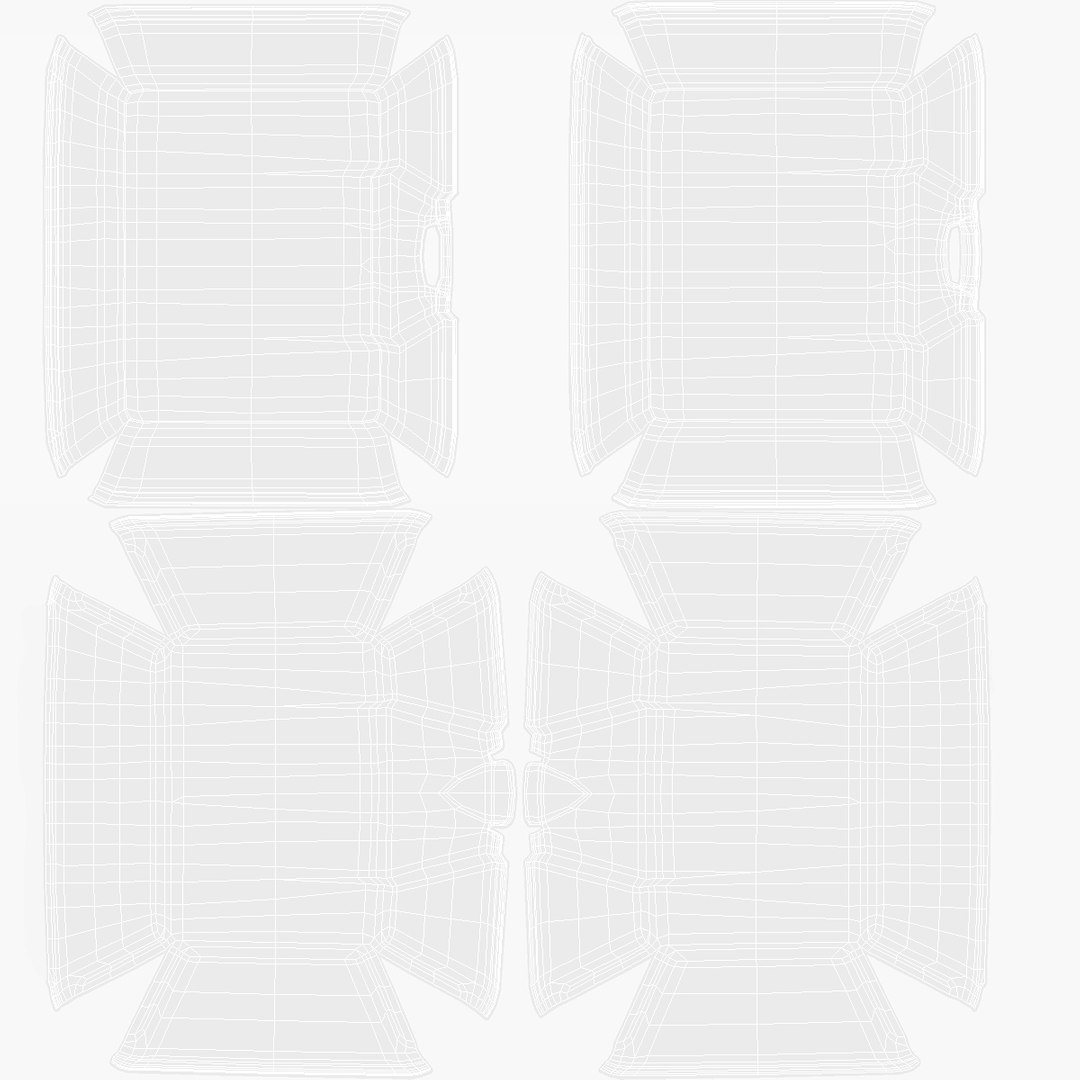 3D Disposable Food Tray Rigged For Maya - TurboSquid 1956096