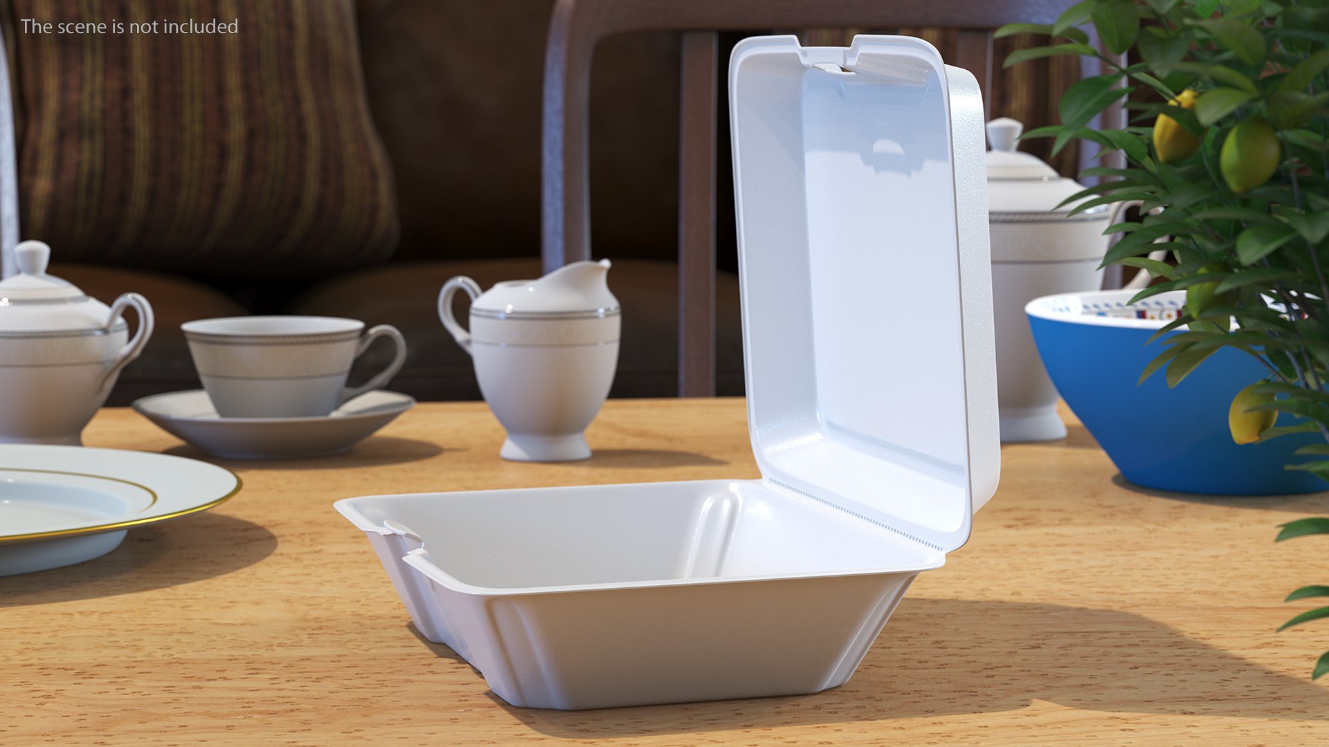 3D Disposable Food Tray Rigged For Maya - TurboSquid 1956096