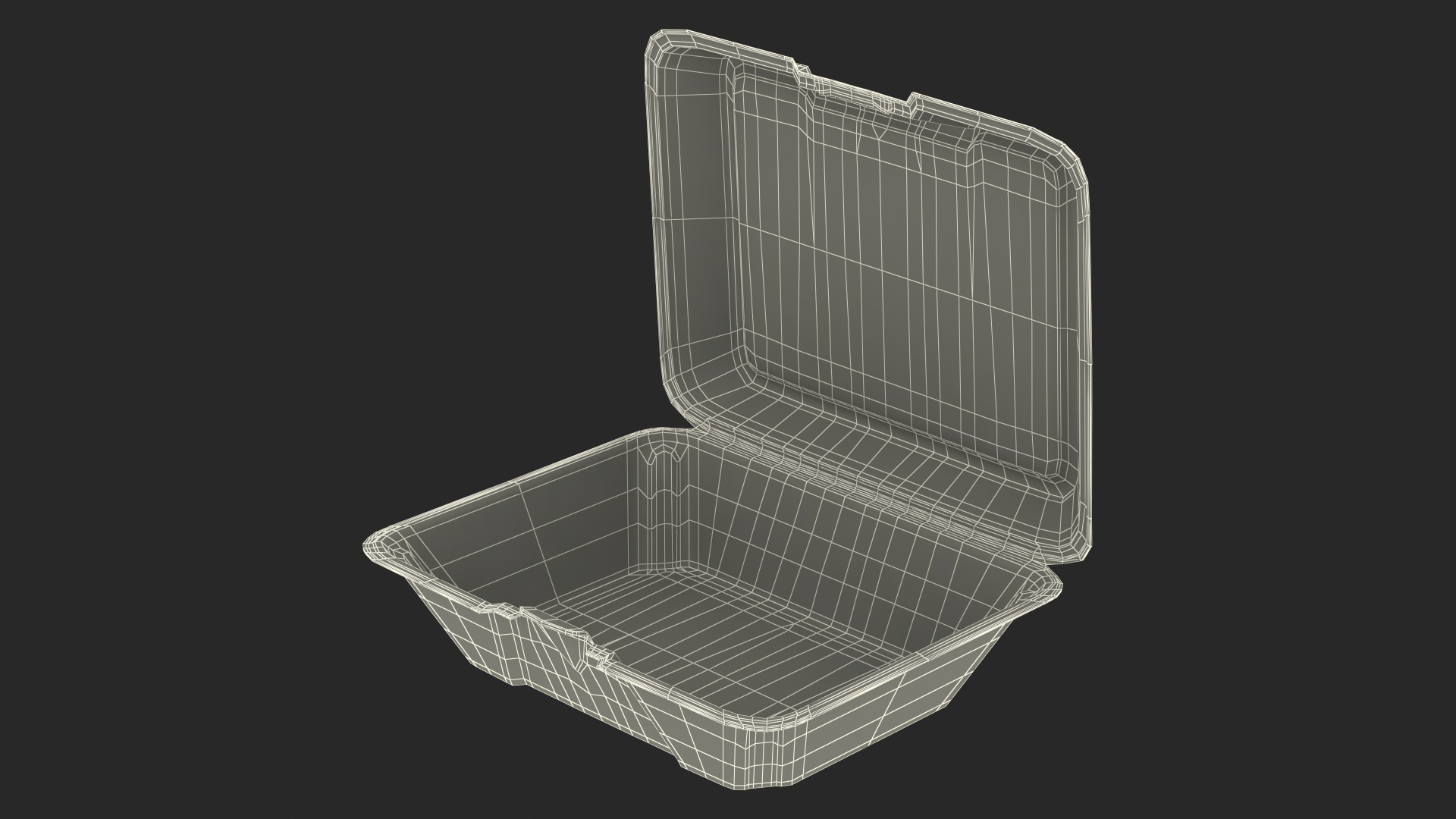 3D Disposable Food Tray Rigged For Maya - TurboSquid 1956096