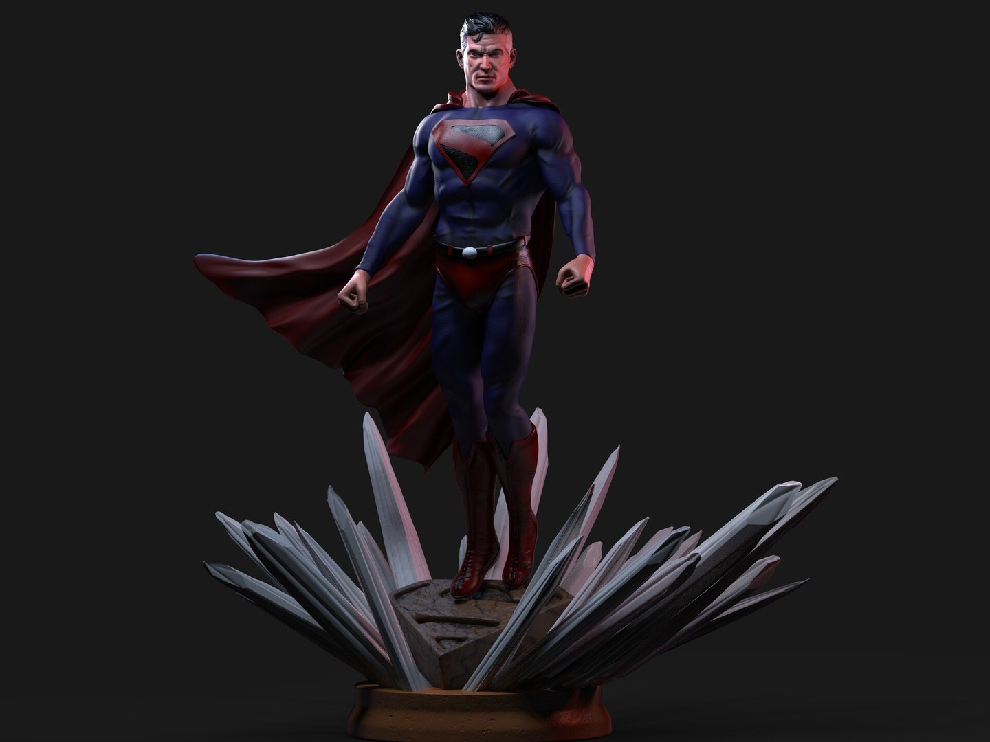 modelo 3d superman kingdom come - TurboSquid 2114036
