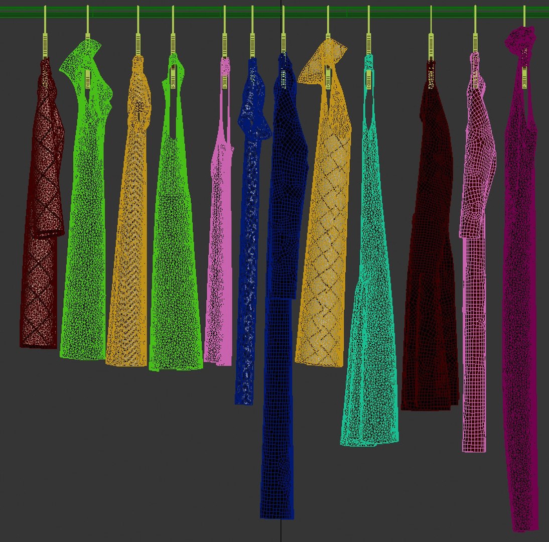 3d Model Woman Clothes Hangers