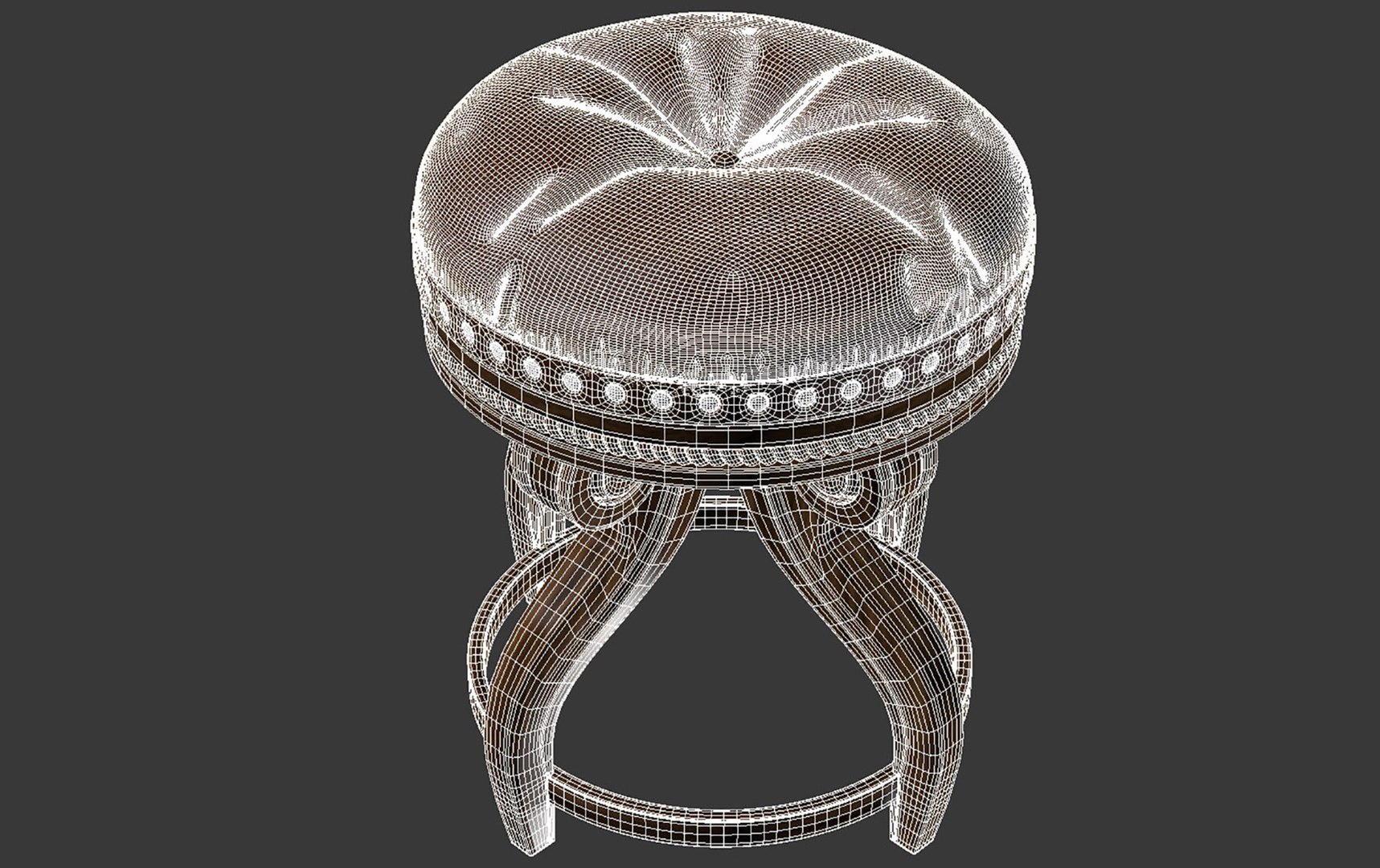 3D Stool Classic - TurboSquid 1866161