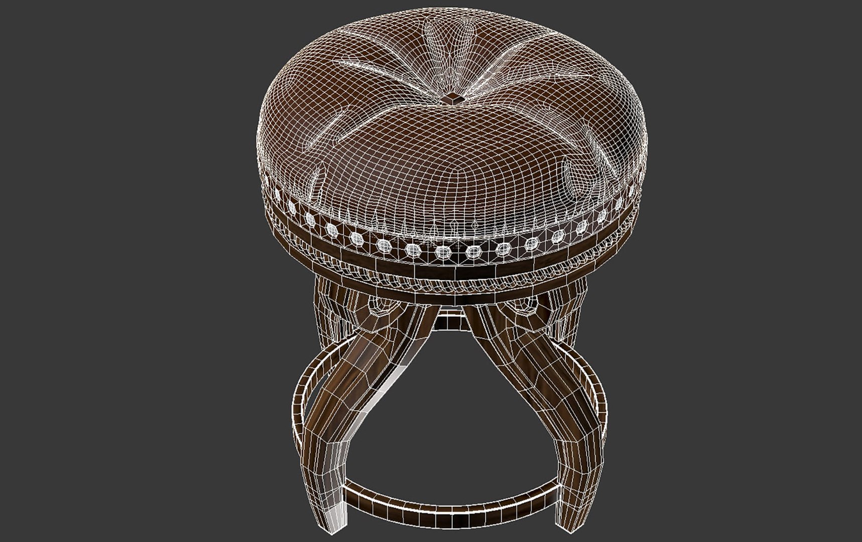 3D Stool Classic - TurboSquid 1866161