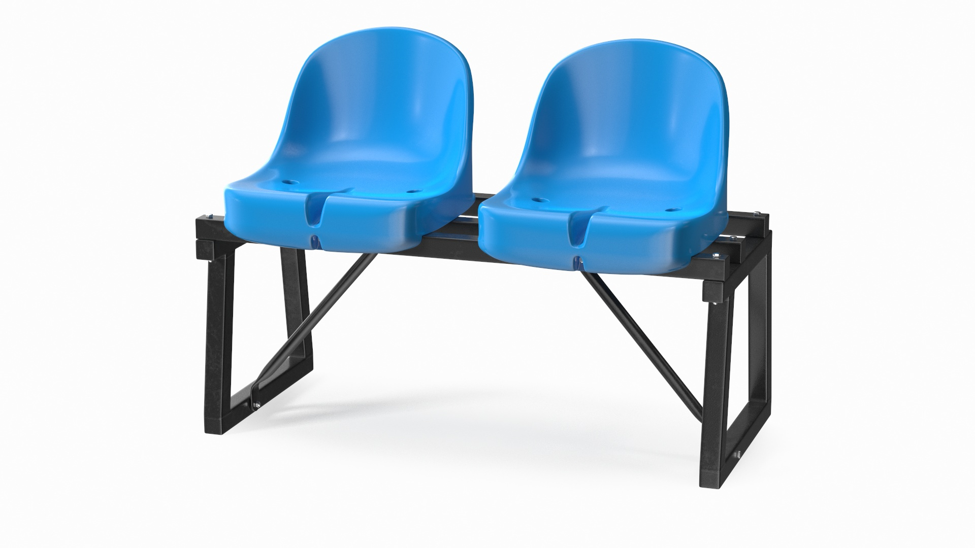 3D Soccer Bench With Plastic Seats - TurboSquid 1969614