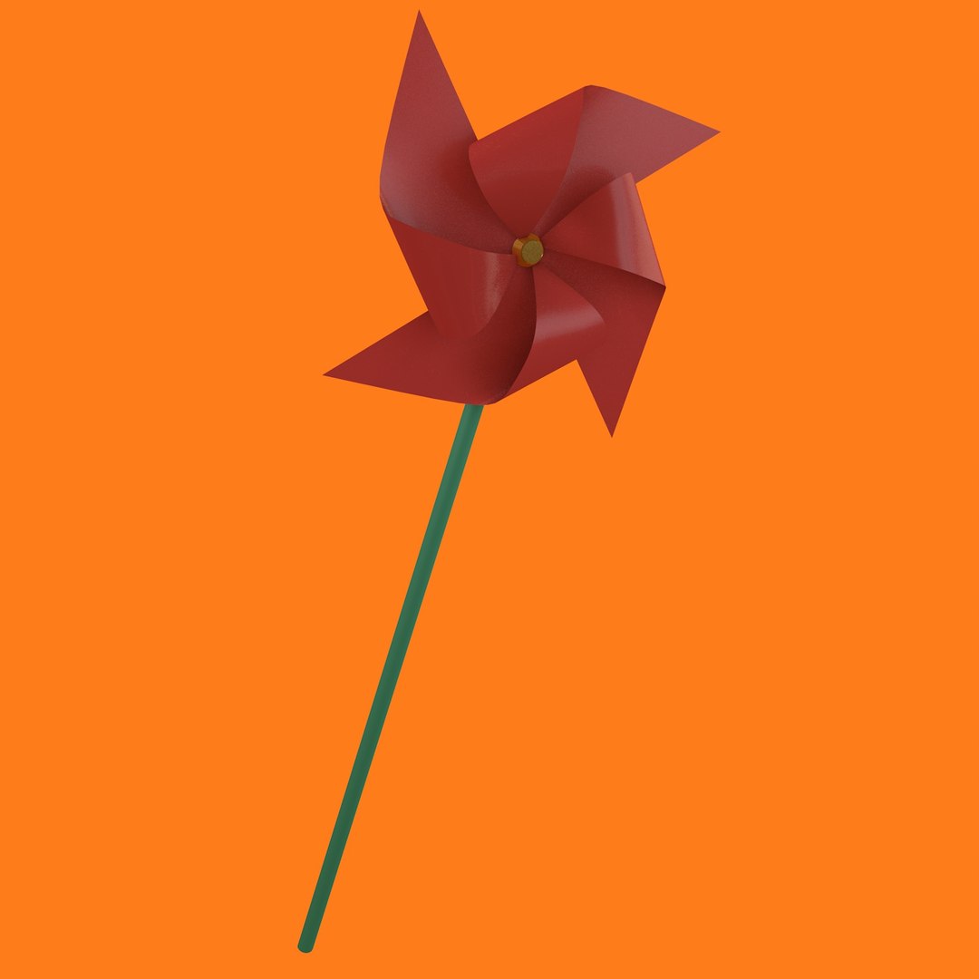 3D Pin Pinwheel Model - TurboSquid 1406231