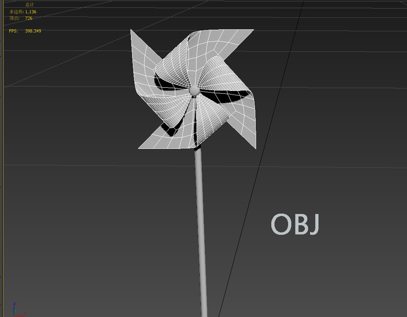 3D Pin Pinwheel Model - TurboSquid 1406231