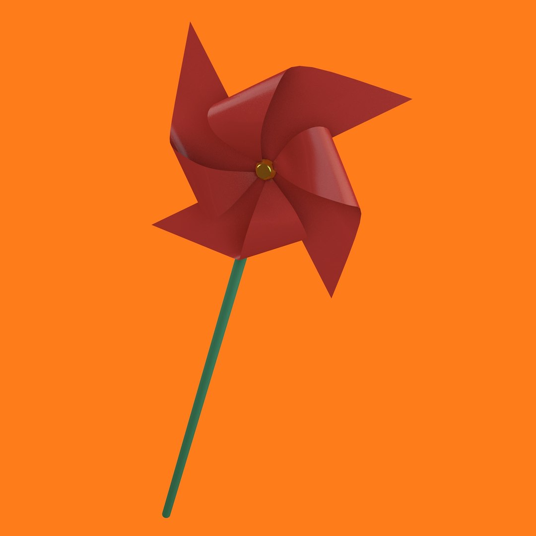 3D Pin Pinwheel Model - TurboSquid 1406231