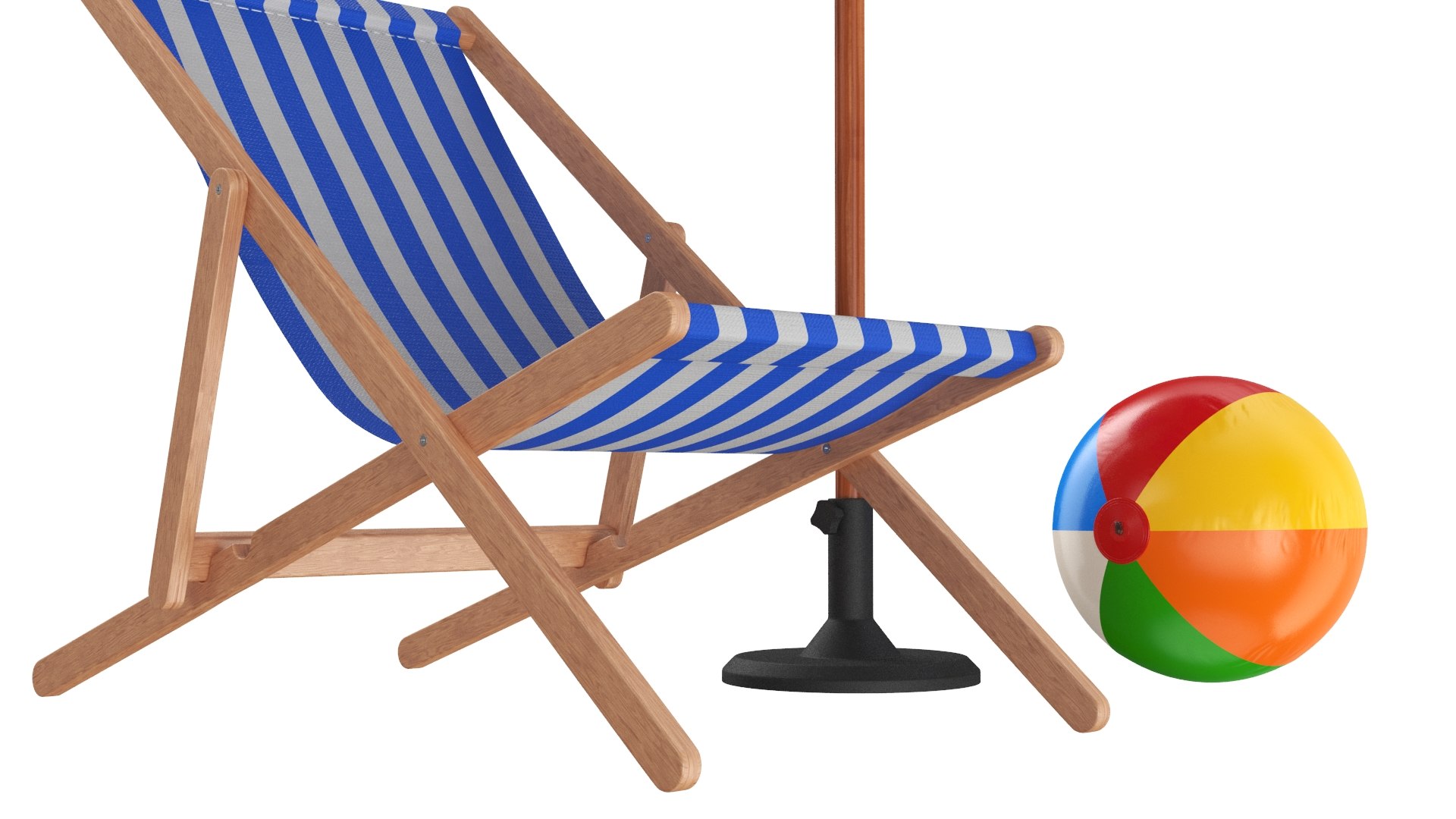 Beach set 3D model - TurboSquid 1513526