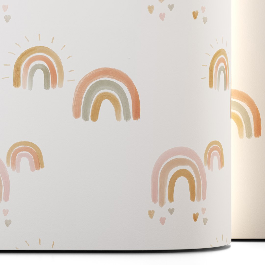 3D Painting Rainbows Wallpaper Model - TurboSquid 2187915