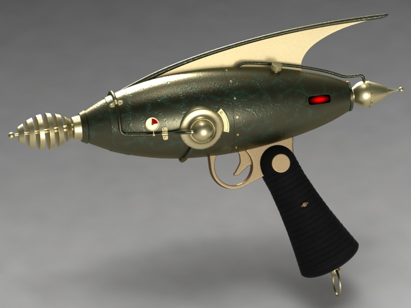 3d Model Of Buck Rogers Gun