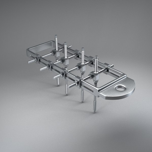 3dsmax bone external fixation apparatus