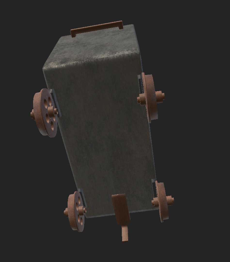 Minecart 3D model - TurboSquid 1169268